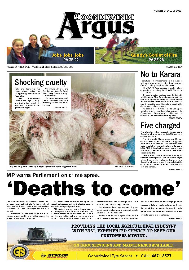 Goondiwindi Argus - 21st June 2023 | Goondiwindi Argus