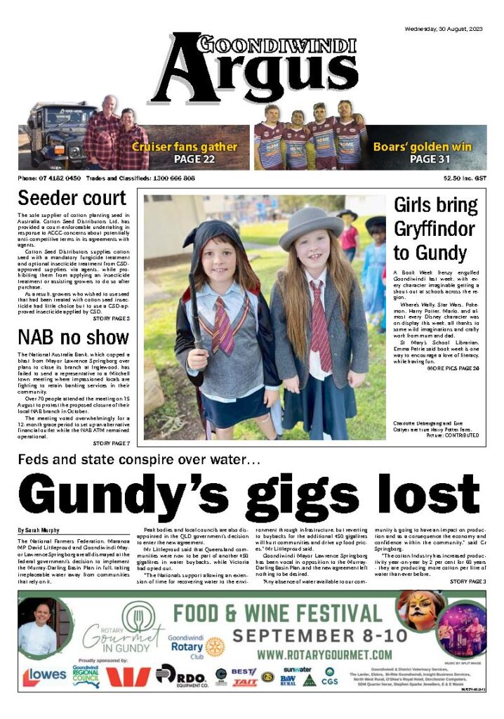 Goondiwindi Argus - 30th August 2023 | Goondiwindi Argus