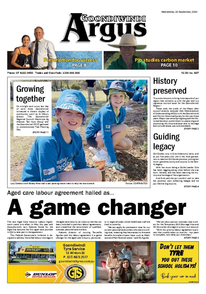 Goondiwindi Argus - 20th September 2023 | Goondiwindi Argus
