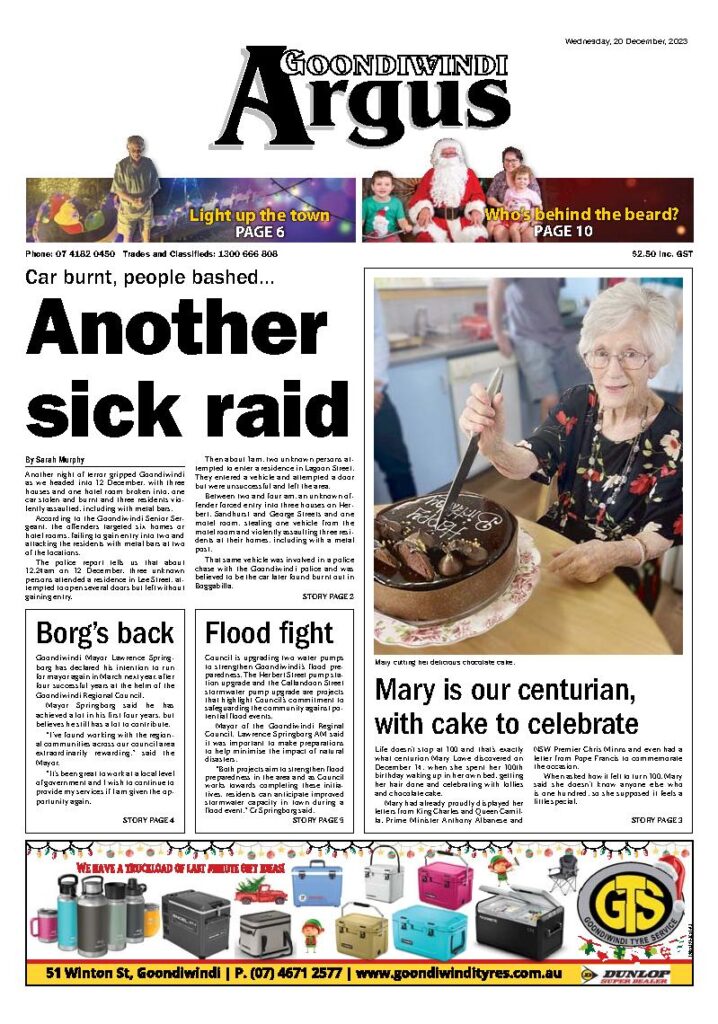 Goondiwindi Argus - 20th December 2023 | Goondiwindi Argus