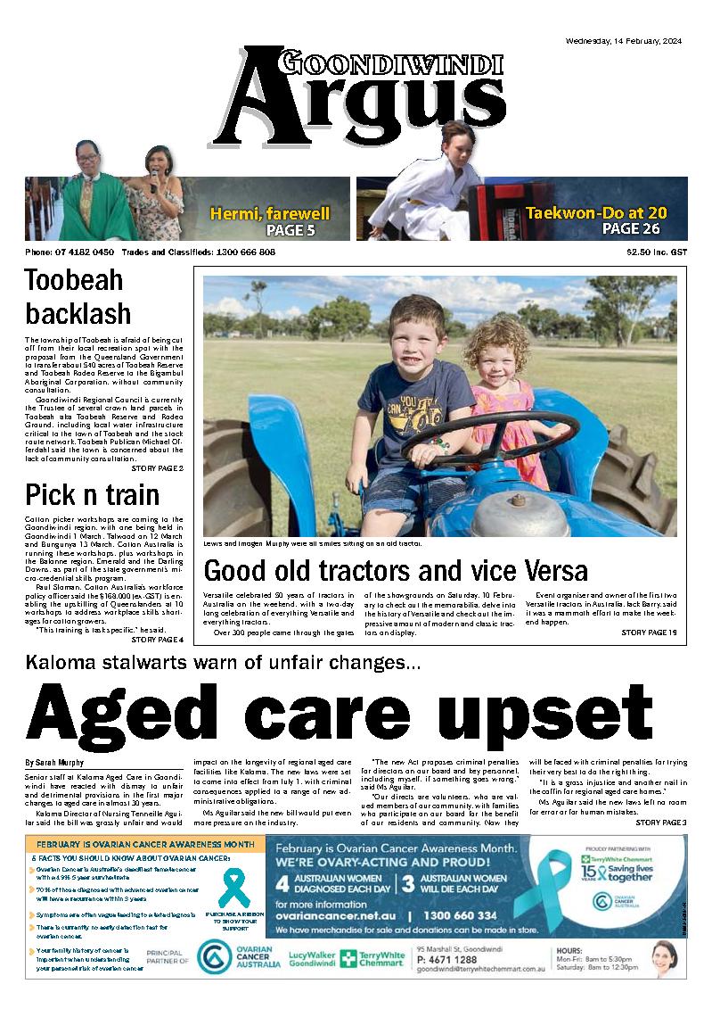 Goondiwindi Argus - 14th February 2024 | Goondiwindi Argus