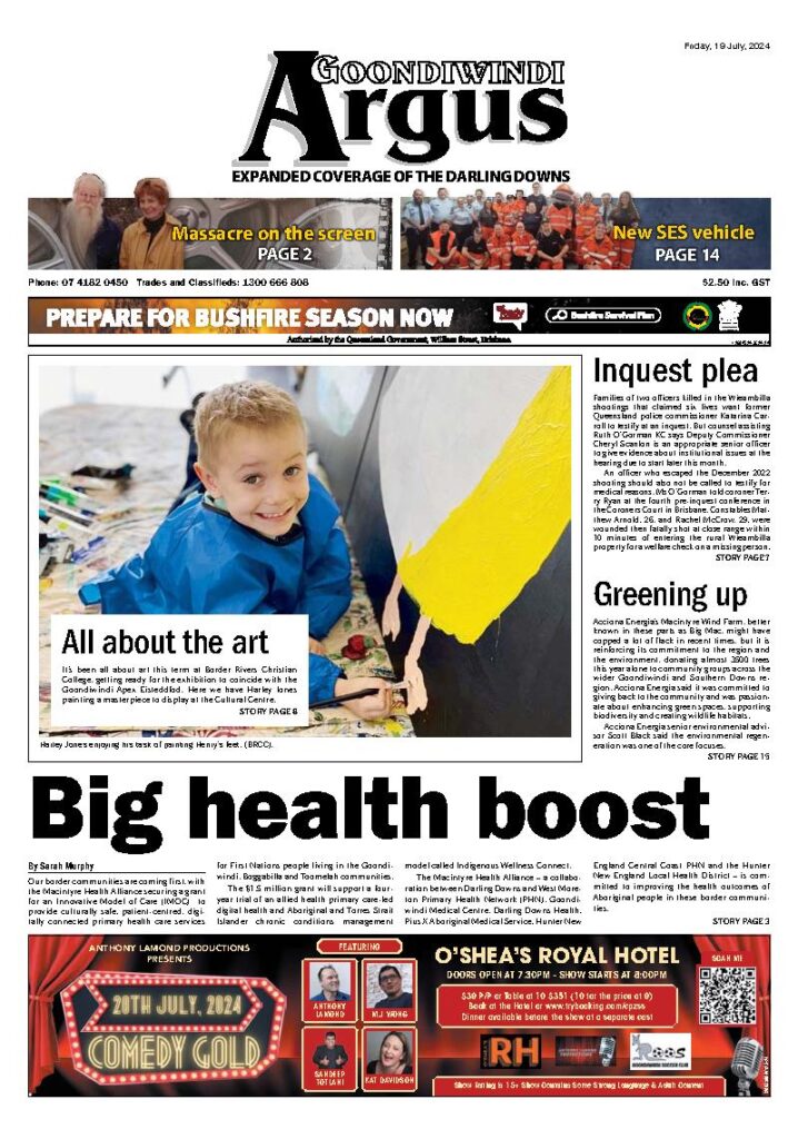 Goondiwindi Argus - 19th July 2024 | Goondiwindi Argus