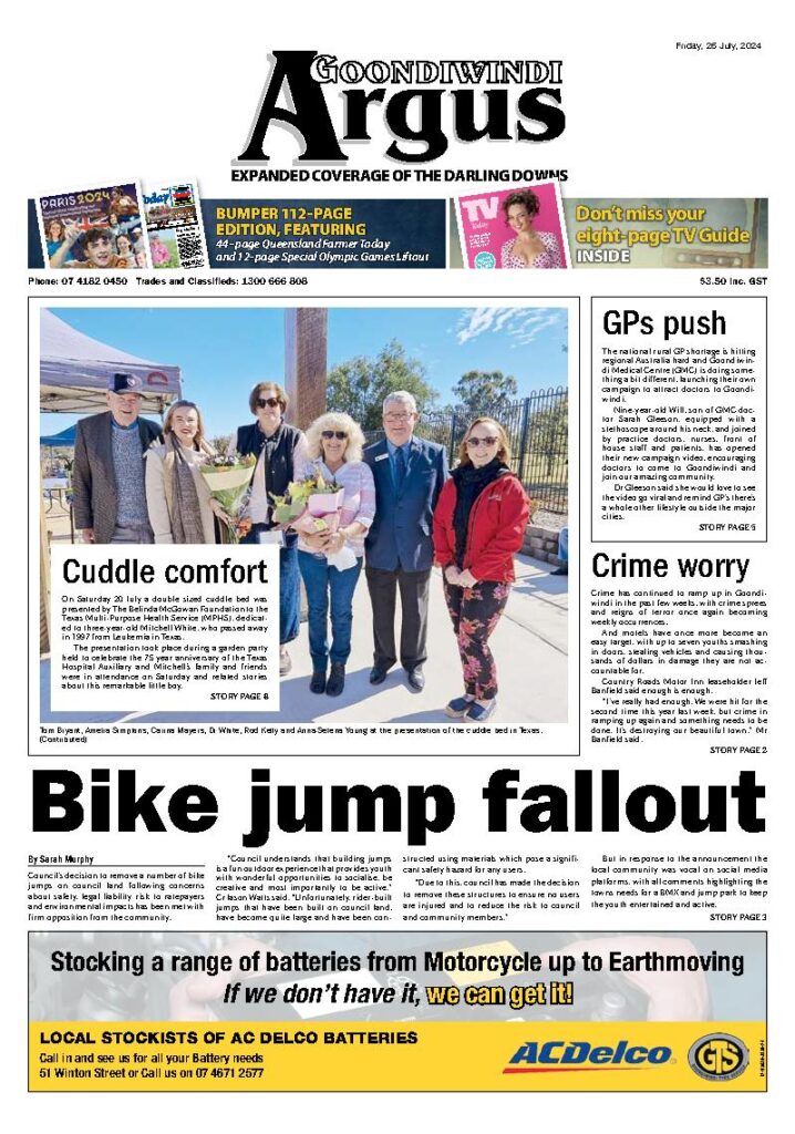 Goondiwindi Argus - 26th July 2024 | Goondiwindi Argus