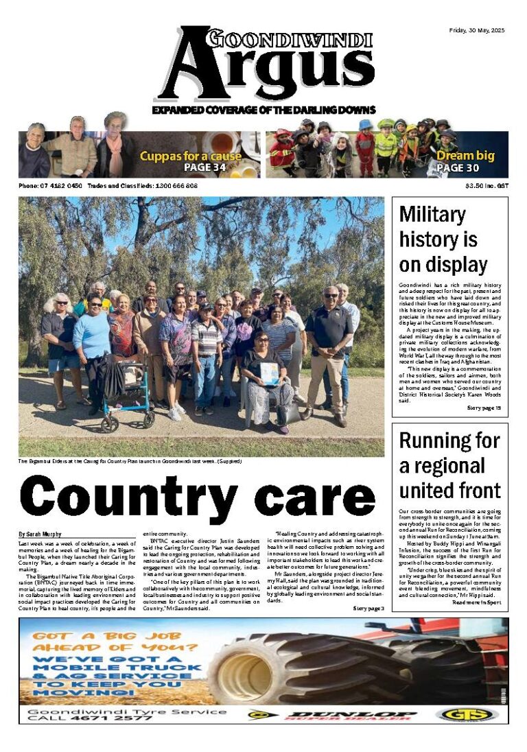 Goondiwindi Argus - 30th May 2025 | Goondiwindi Argus