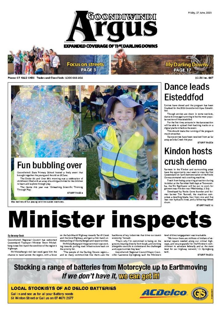 Goondiwindi Argus - 27th June 2025 | Goondiwindi Argus