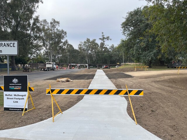 New footpath paves the way for better health | Goondiwindi Argus